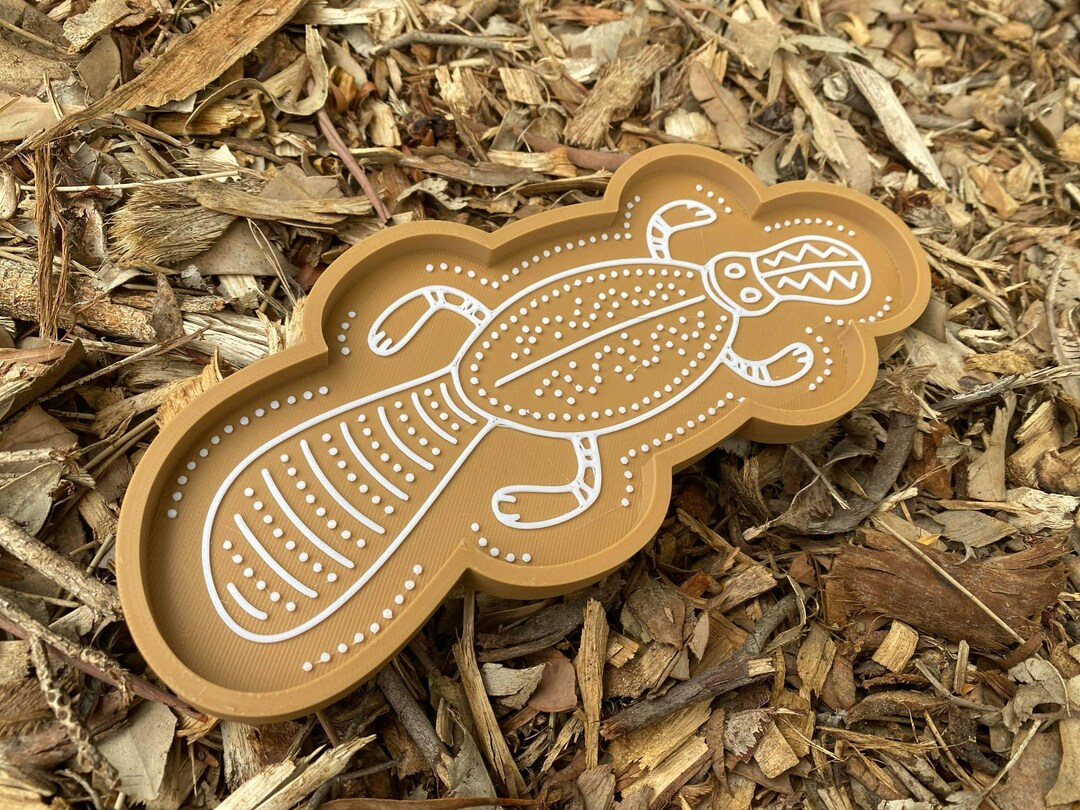 Aboriginal Art Platypus Sensory Tray , Dot Art , Sensory Tray , Messy ...