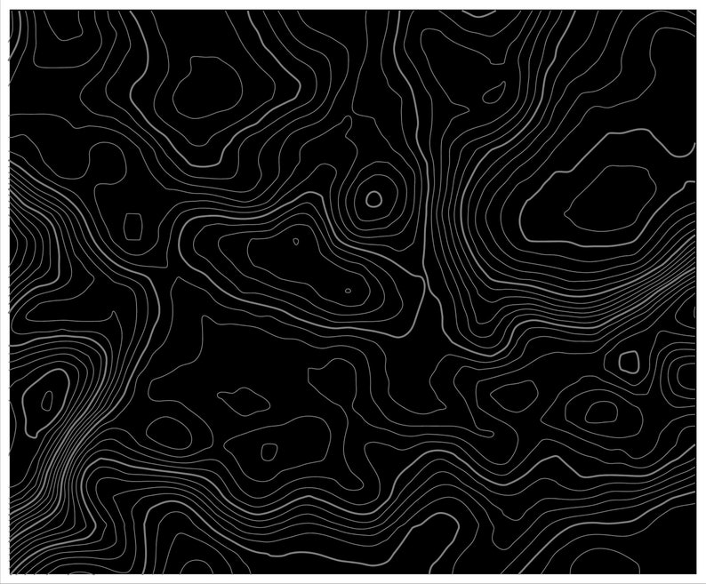 Fully Customizable Topographic Wrap Vinyl Any Size and Color ...