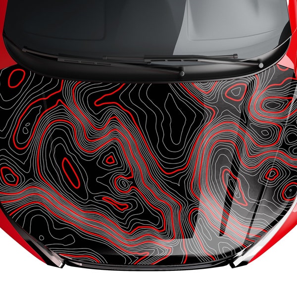 Topo Vinyl Wrap Jeep - Etsy