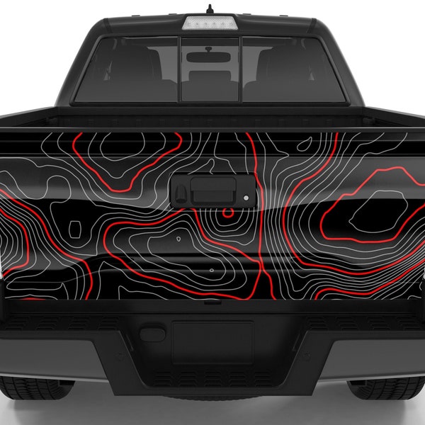 Tacoma Topographic Wrap - Etsy