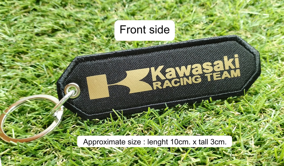 Kawasaki Racing Team Key Chain Racing Motorcycle Biker Ninja Key Tag ...