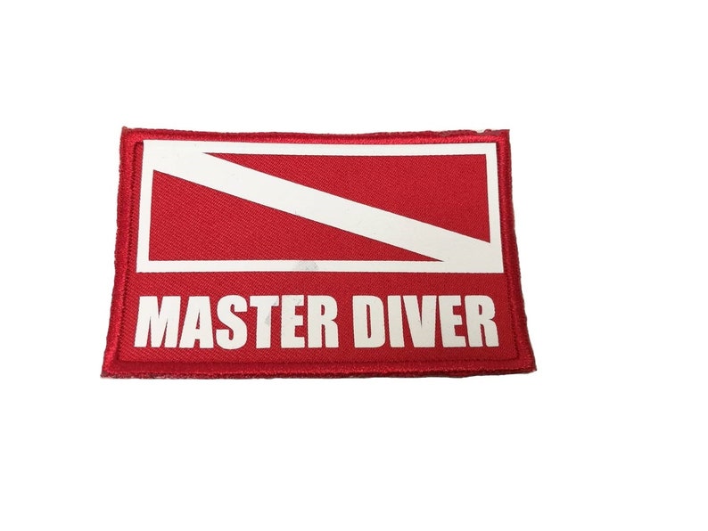 Master Diver Patch Scuba Diver Patch Skin Diver Patch With - Etsy