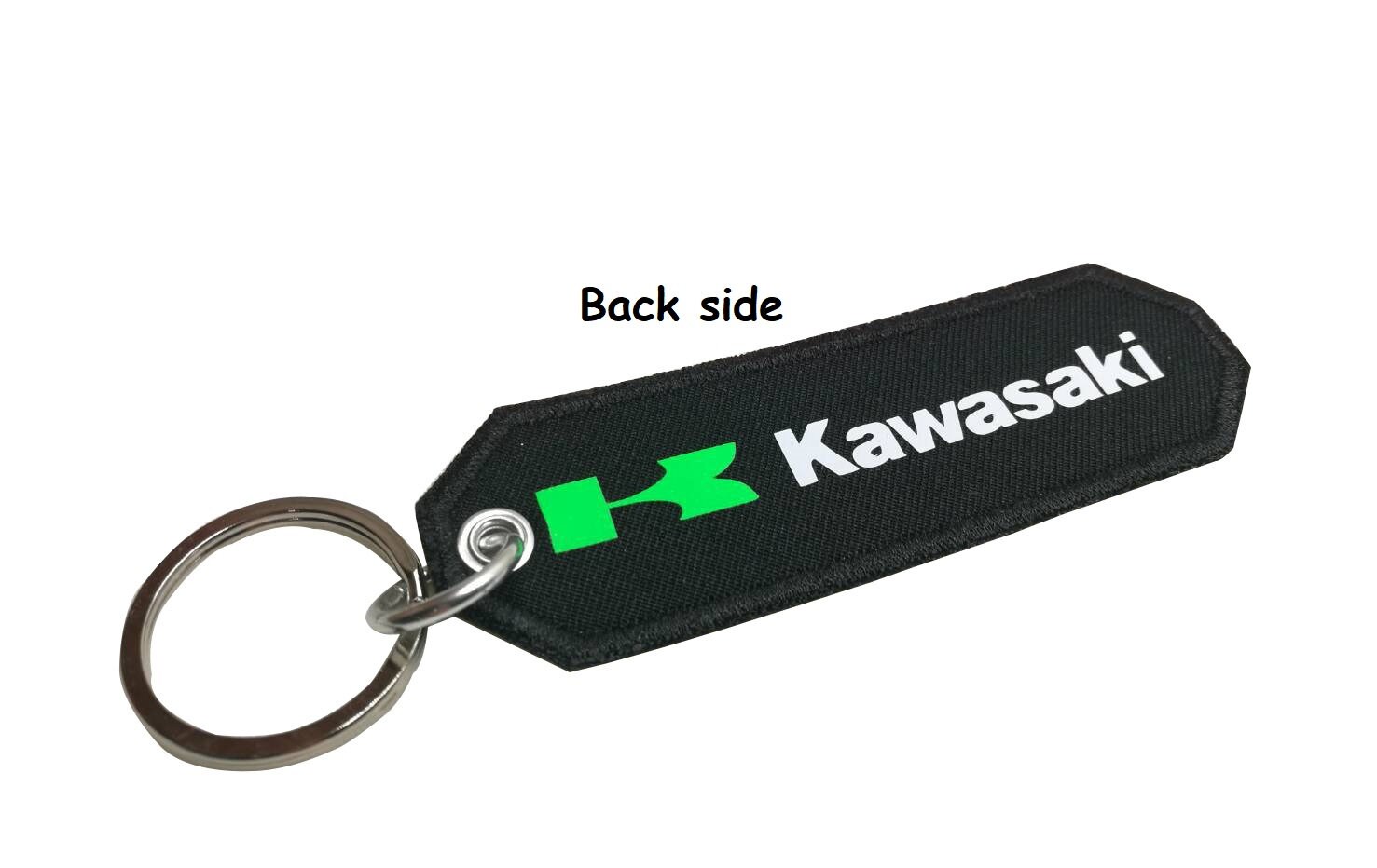 Kawasaki Key Chain Racing Motorcycle Biker Key Ring Bag Holder Size 3cm ...