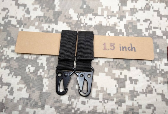 2 Pcs.Black nylon duty belt keepers fit for belts 1.5 inch | Etsy