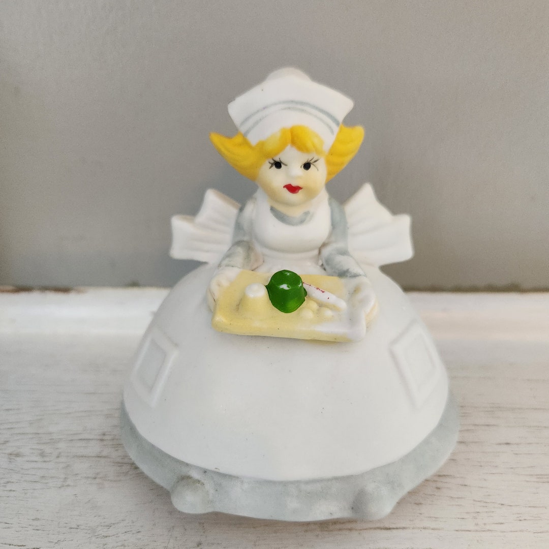 Vintage Nurse Music Box - Plays A Spoon Full of Sugar - Works Perfectly ...