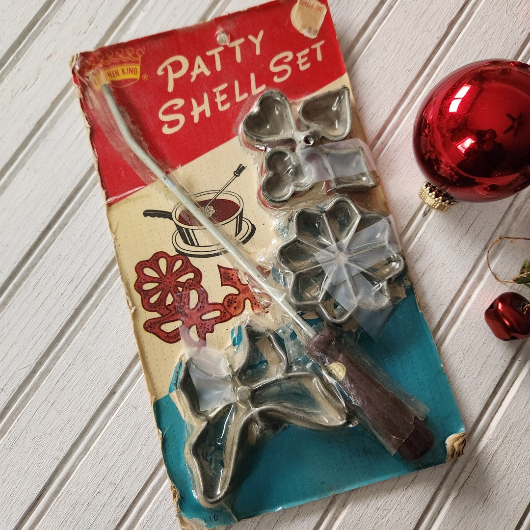 Vintage Rosette Iron Mold Patty Shells Set Package is VERY - Etsy