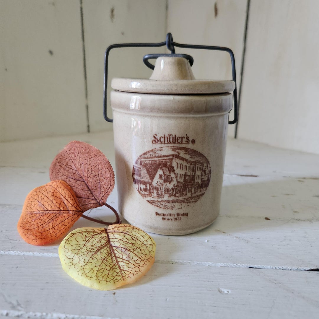 Vintage 1979 Schuler's Bar Scheeze Crock Two Sided paper Label and ...