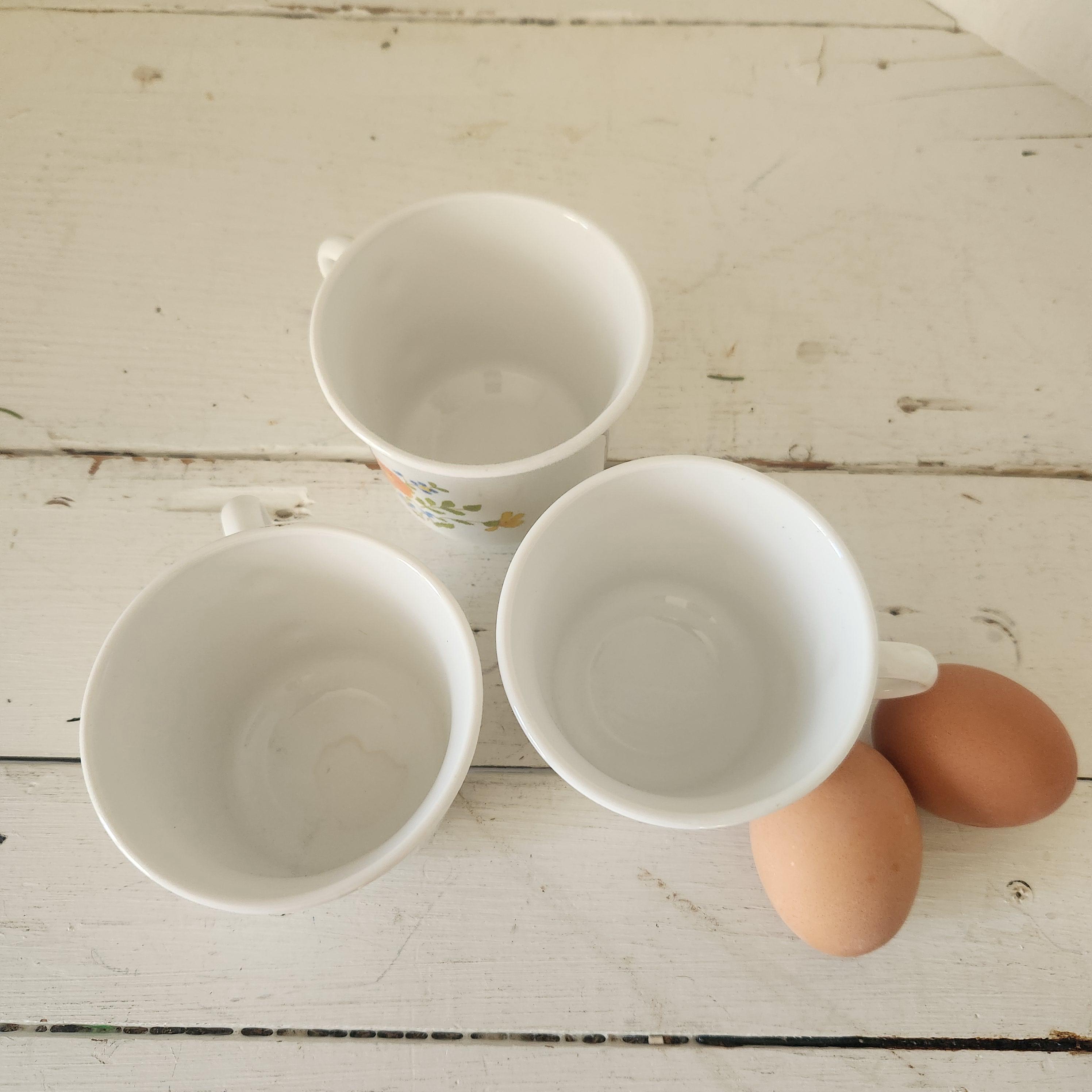 Vintage Corning Ware Wildflower Pattern Coffee Cups / Mugs/ Tea Cups ...