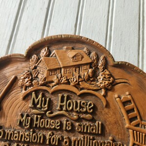 Vintage my House is Small Wall Hanging / Sign Perfect for Vintage Decor ...