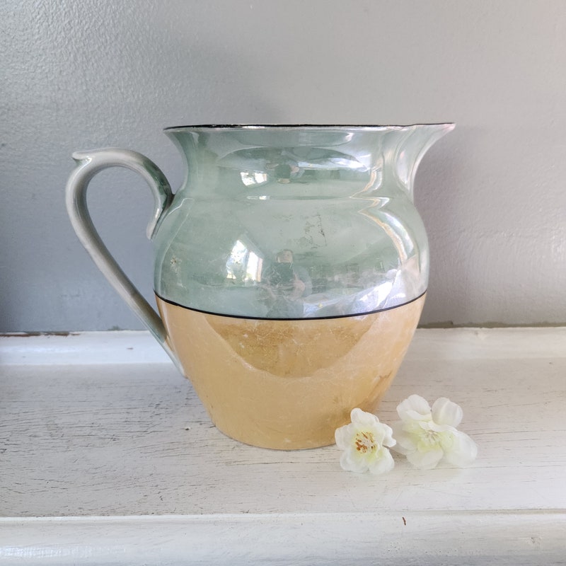 Lusterware Pitcher - Etsy