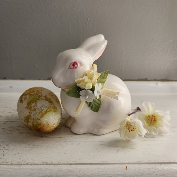 Lefton Rabbit Figurines - Etsy