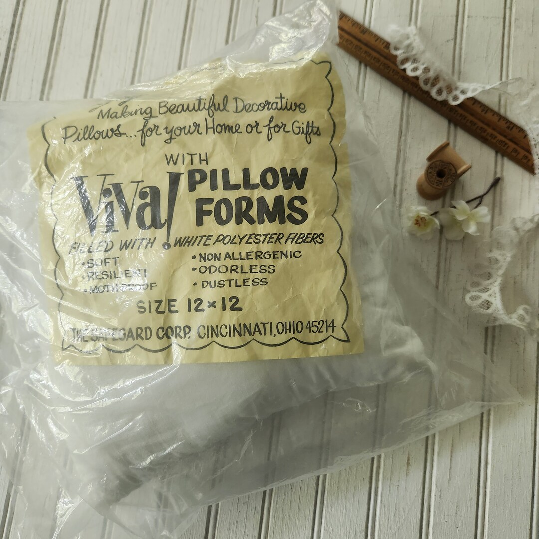 Vintage Viva Pillow Form for Crafts and Sewing - New in Package- 12" X ...