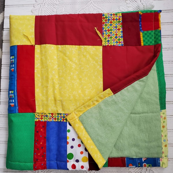 Primary Colors Quilt - Etsy