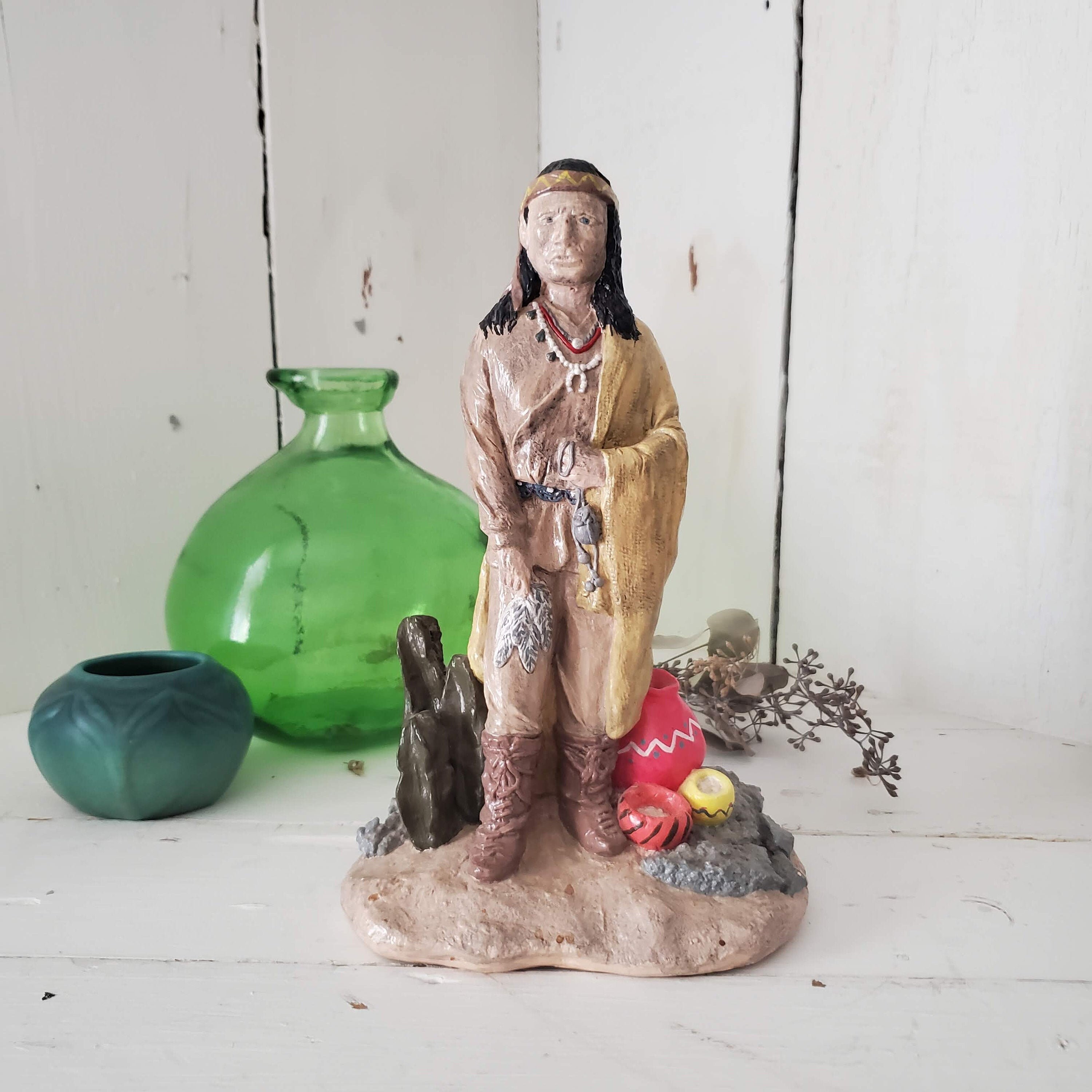 Chalkware Native American for sale | Only 3 left at -75%
