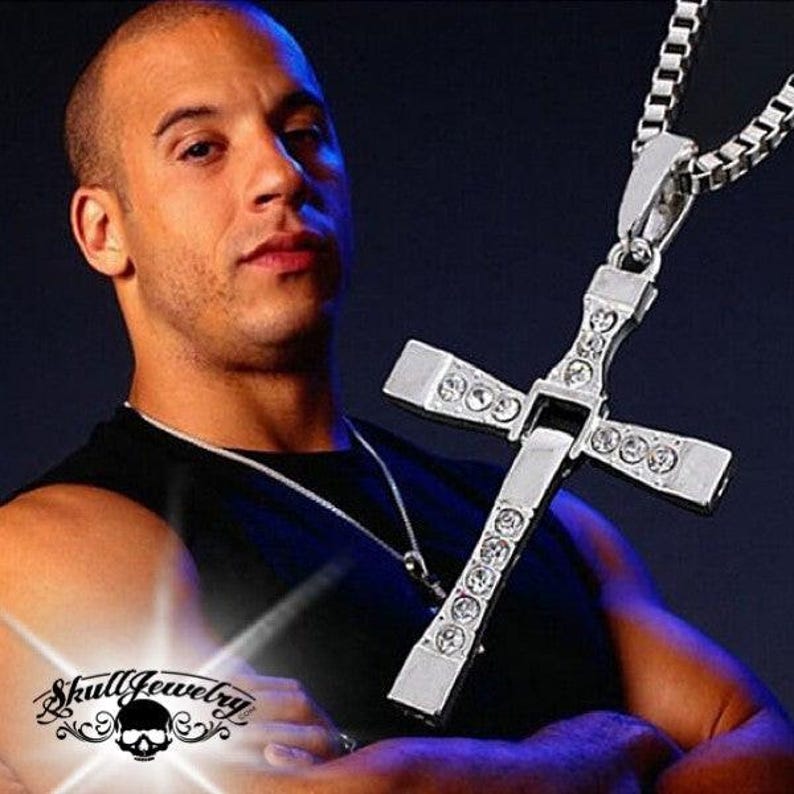 Fast and Furious - Vin Diesel Dominic Toretto Cross Pendant P027 - Etsy