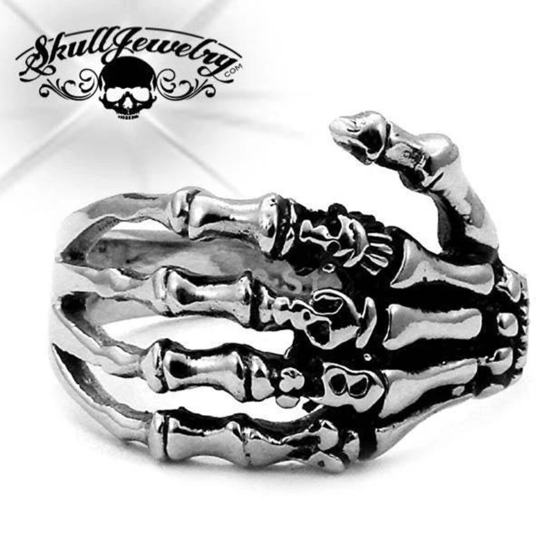 Skeleton Hand W/skulls Ring (#196) - Etsy