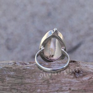 Cowrie Shell Ring, Sterling Silver, Boho Ring, Handmade Jewelry ...