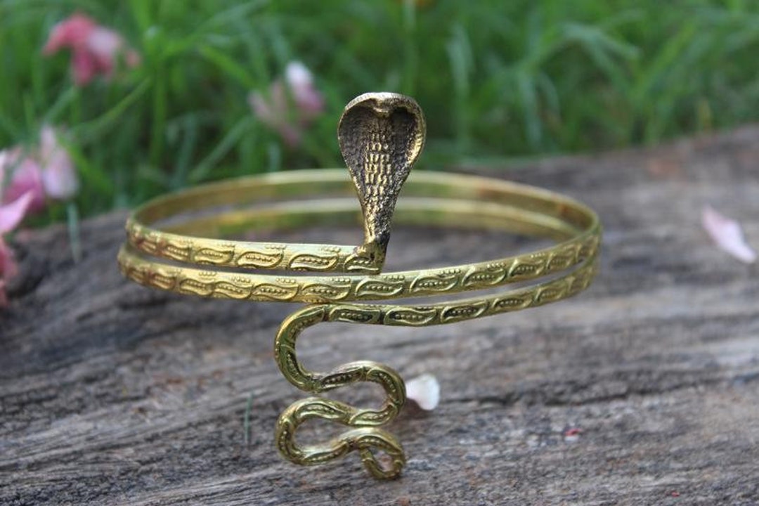 Arm Cuff, Snake Arm Cuff, Armlet,snake Armlet, Brass Arm Cuff, Arm Band ...