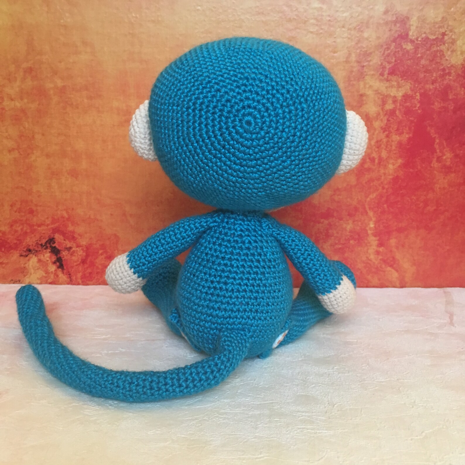 Cute Blue Monkey Toy for Baby Boy and Girl Stuffed Safari | Etsy