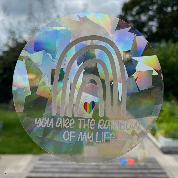 Suncatchers STICKER Space Planet Rainbow Making Suncatcher Window Decal ...