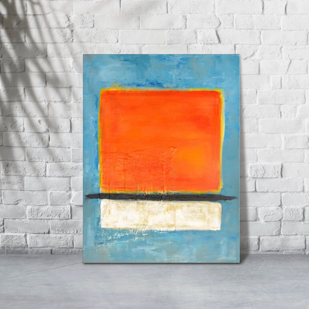 Original Acrylic Painting, " #24001 ", Abstract, Unique, Color Field ...