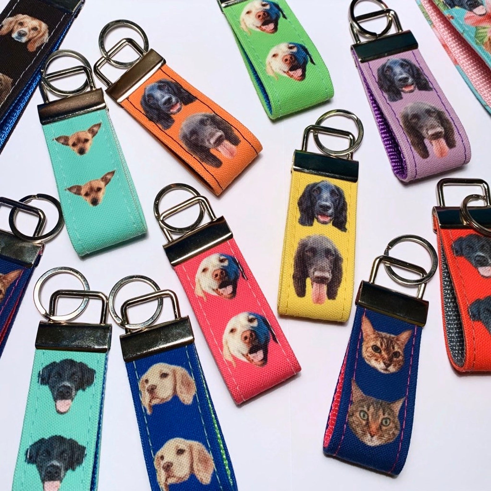 Mini 3 Custom Pet Head Keyfob / Keychain Dog Cat - Etsy UK