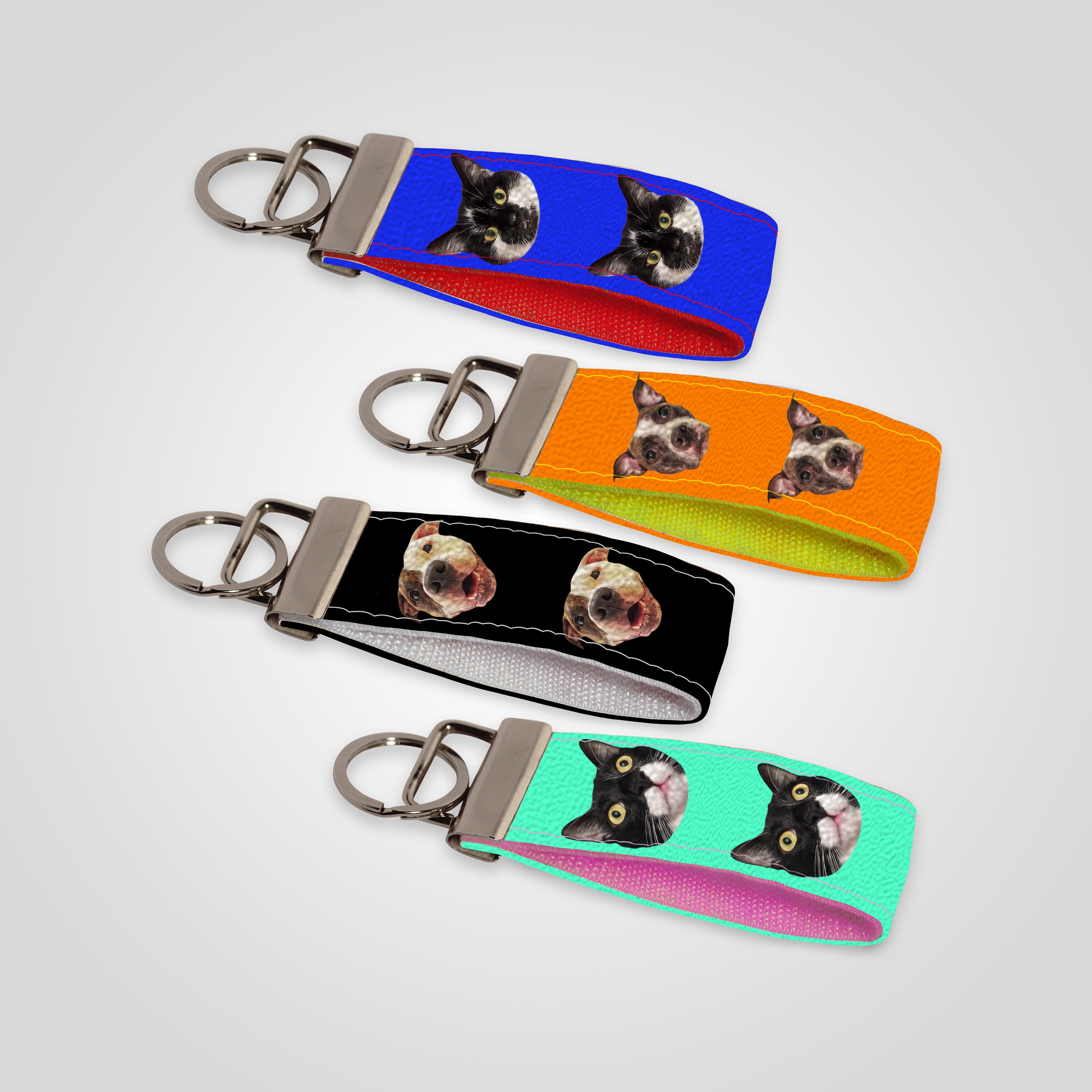 Mini 3 Custom Pet Head Keyfob / Keychain Dog Cat - Etsy UK