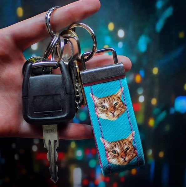 Mini 3 Custom Pet Head Keyfob / Keychain Dog Cat | Etsy UK