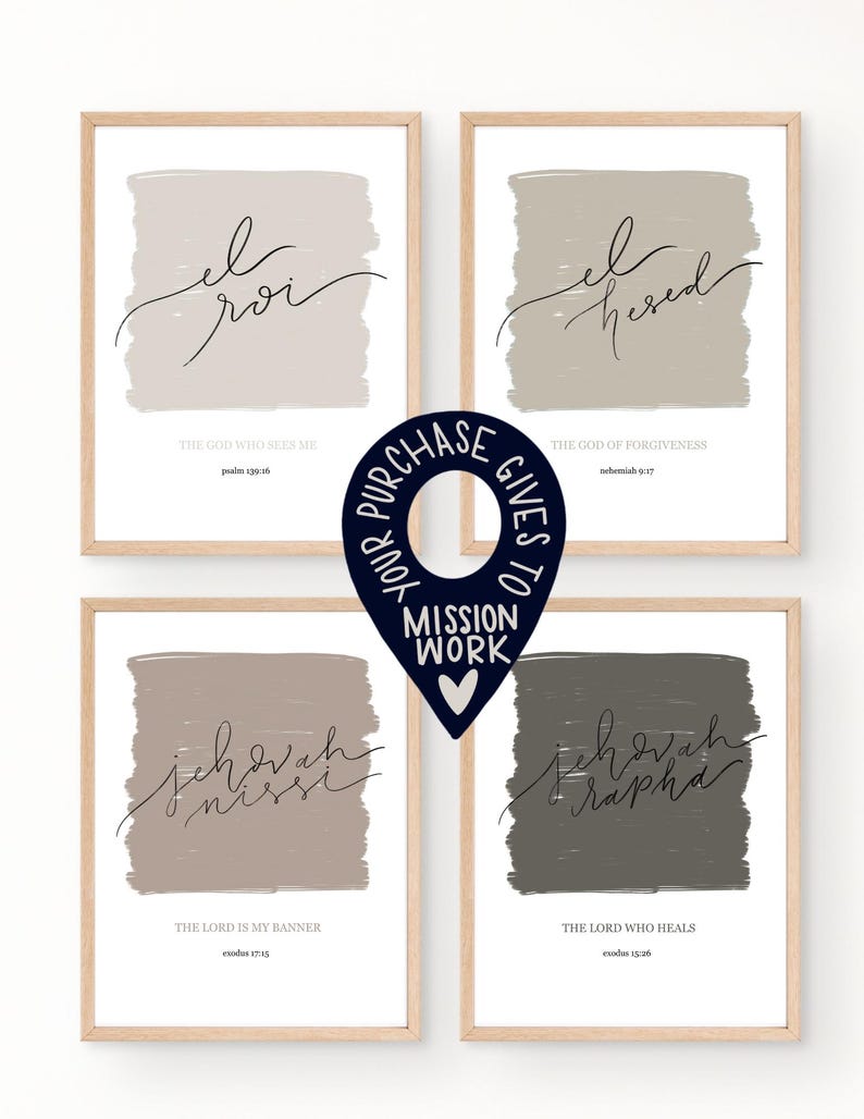 Names of God | Neutral - Etsy