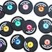 Vinyl Coaster Retro Classic 70s 80s Home Decor Pixel Vinyl Record ...