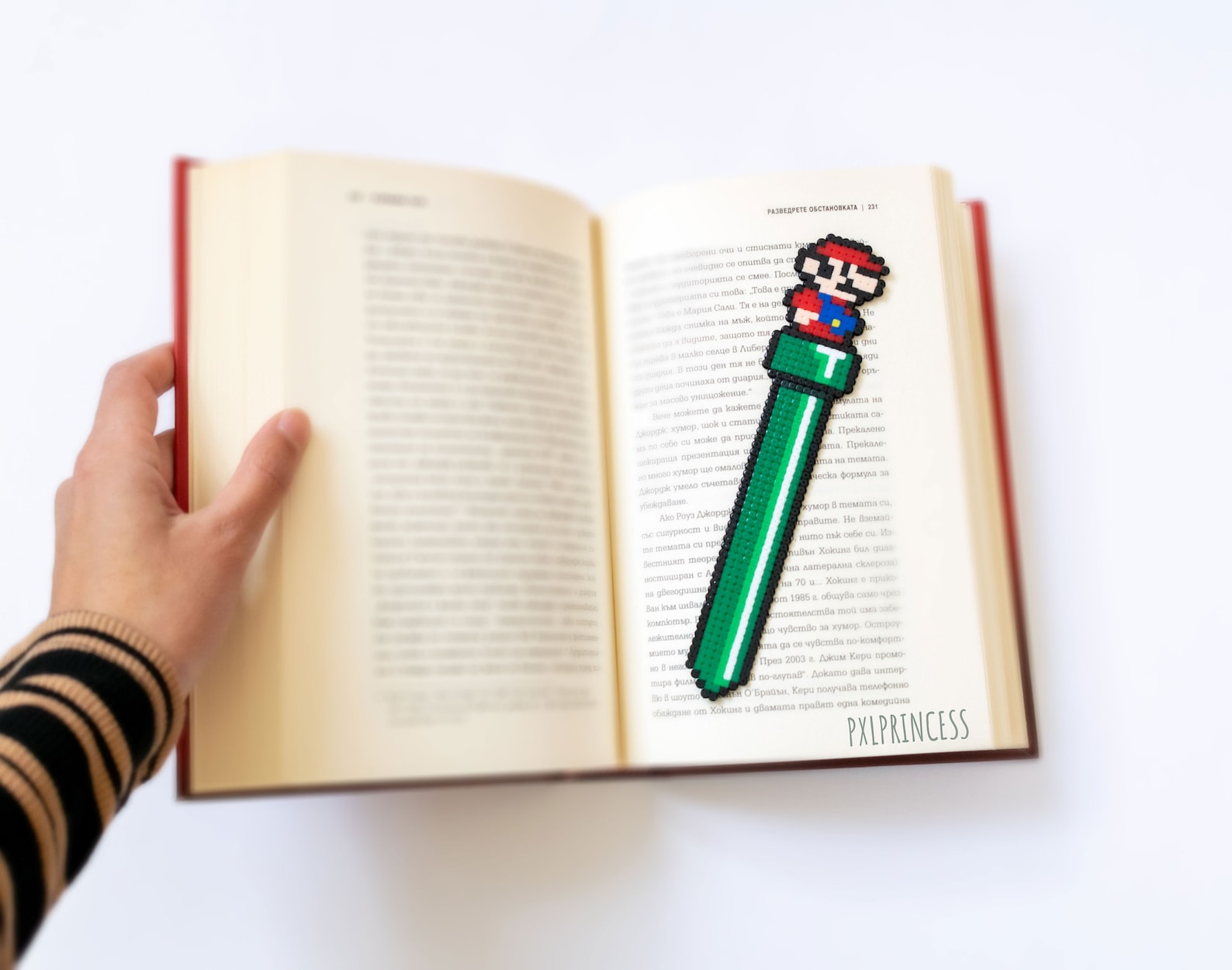 Super Mario Bookmark Pixel Art Nintendo Hama Perler Beads - Etsy Canada