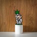 Pixel Plant in a Pot Dr Mario Stoner Perler Super Mario Marijuana Hama ...