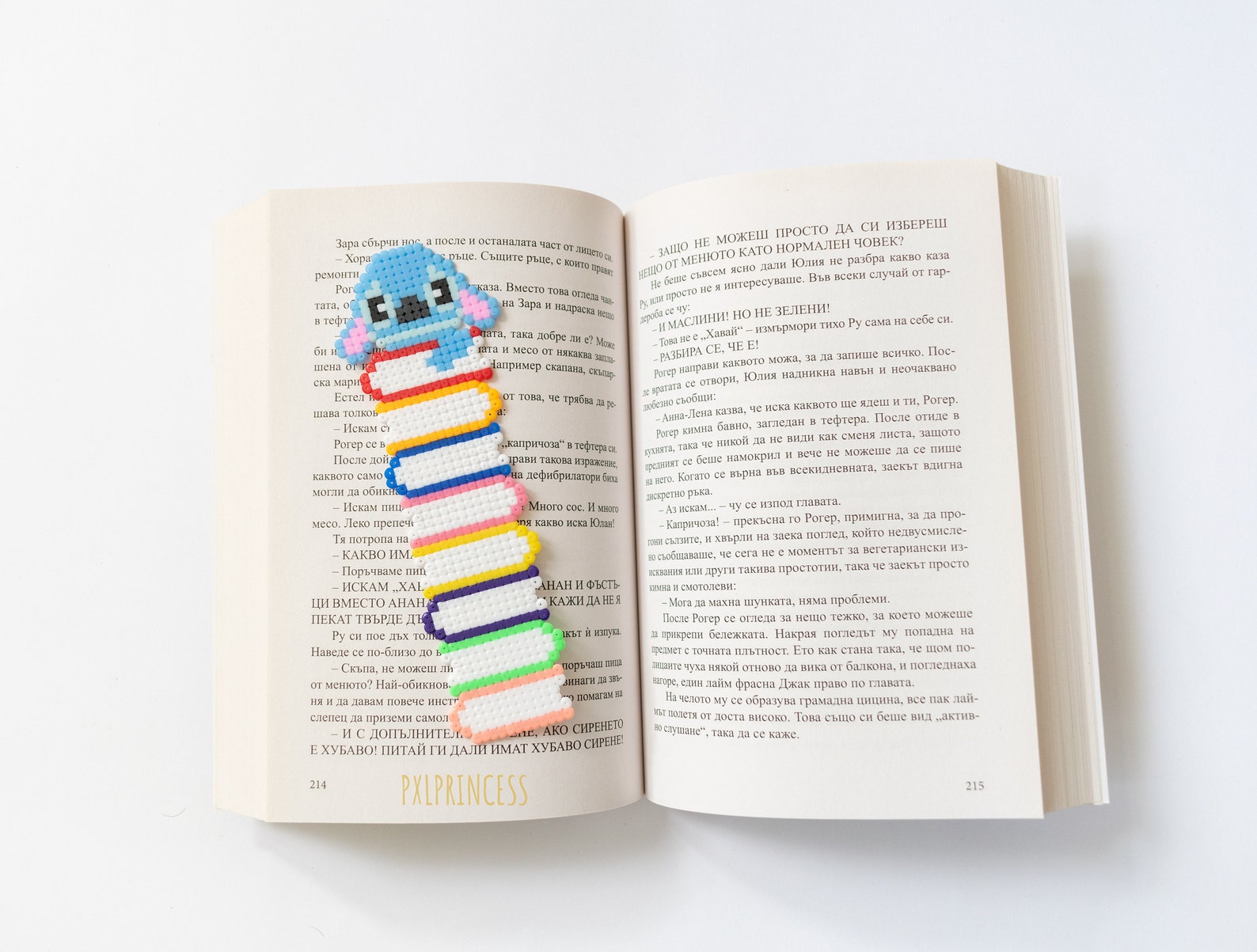 Cute Bookmark Pixel Art Hama Perler Beads Stationery Bookworm - Etsy