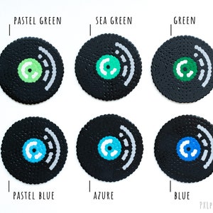Vinyl Coaster Retro Classic 70s 80s Home Decor Pixel Vinyl Record ...