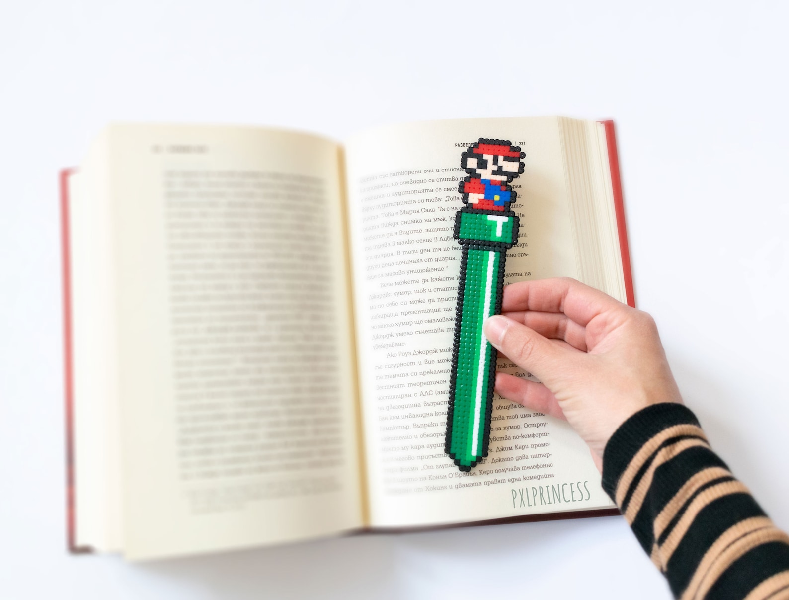 Super Mario Bookmark Pixel Art Nintendo Hama Perler Beads - Etsy Canada