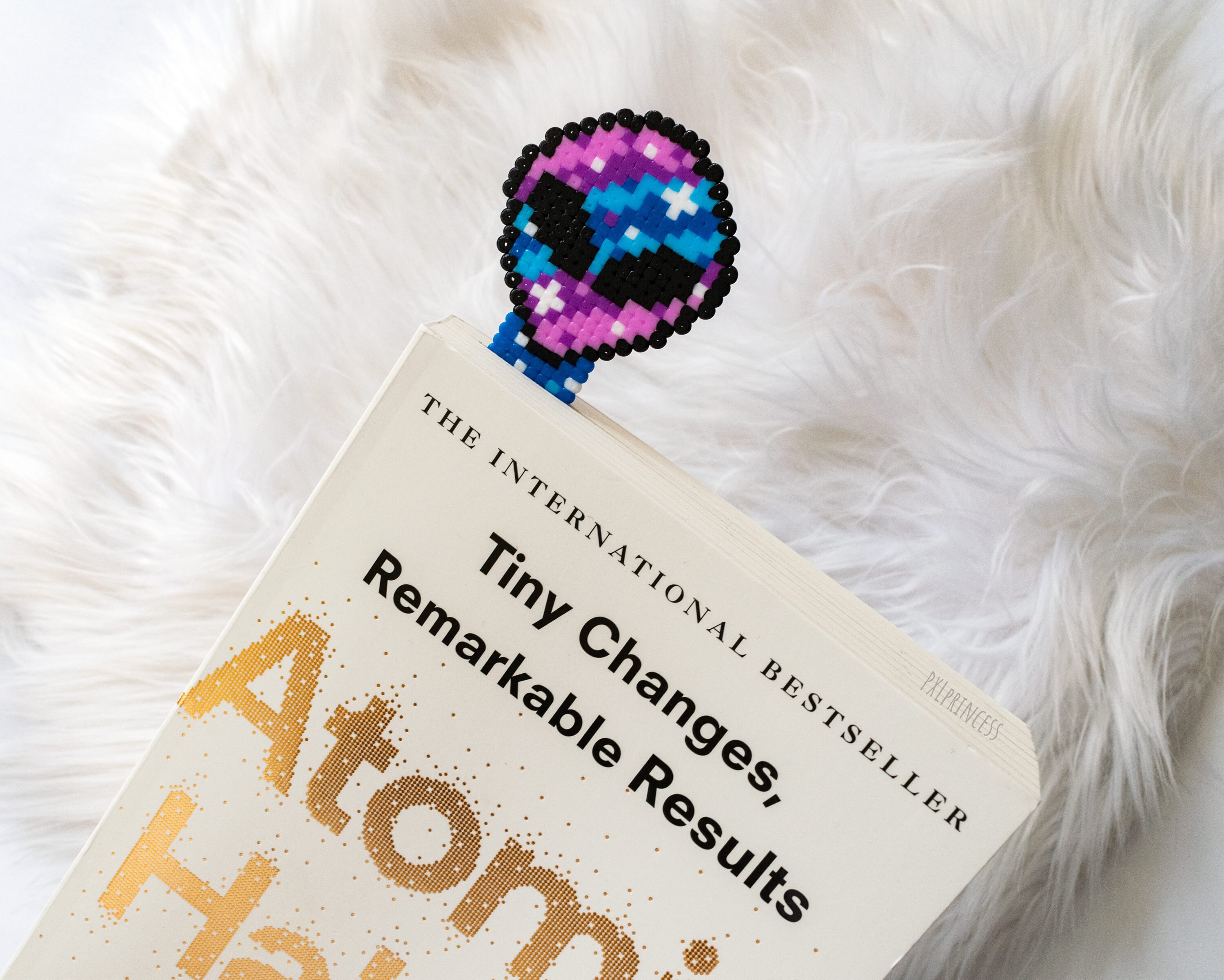 Galaxy Bookmark Alien Ufo Bookmark Outer Space Lover Pixel Art - Etsy