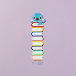 Cute Bookmark Pixel Art Hama Perler Beads Stationery Bookworm Back to ...