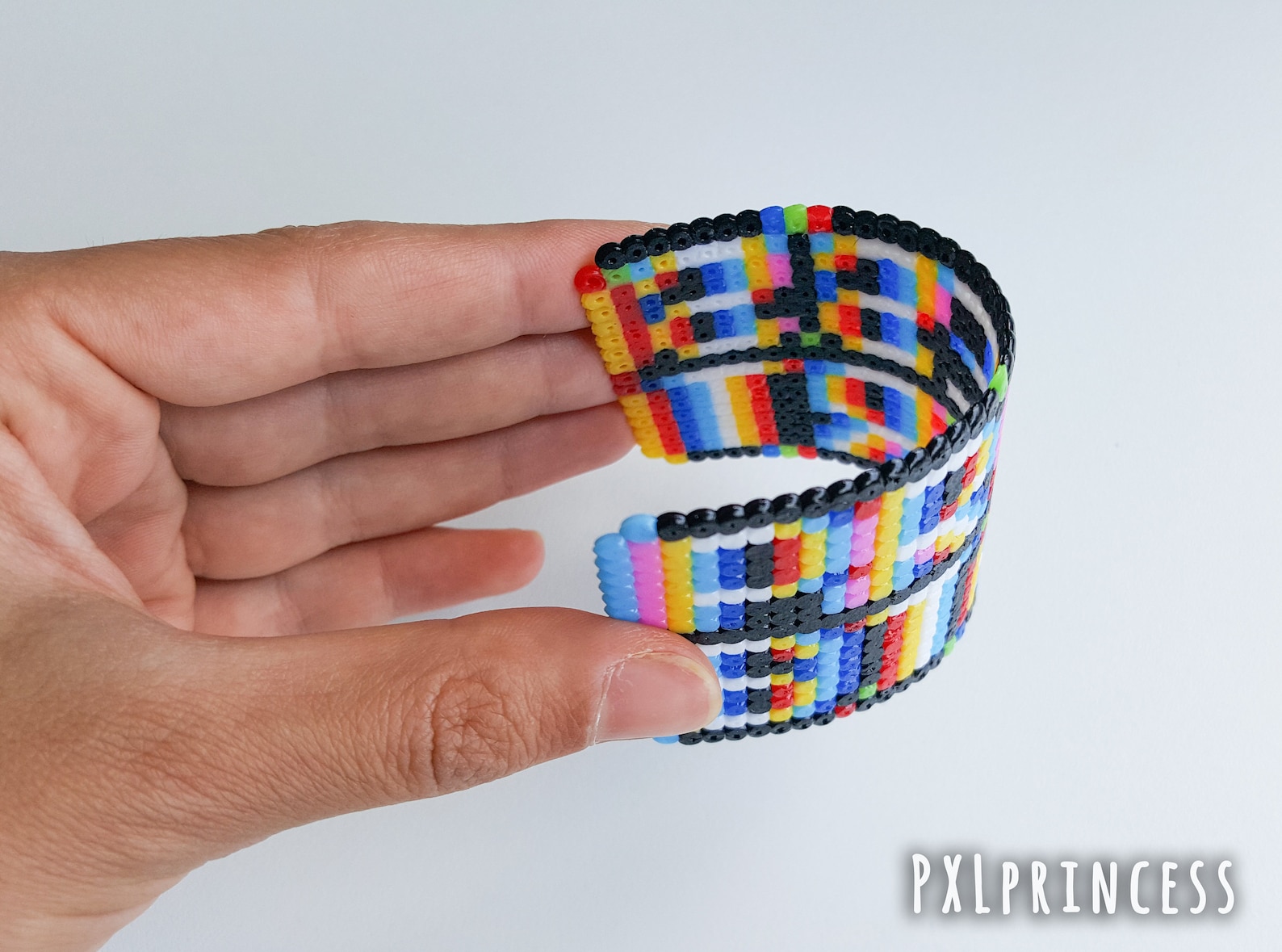 Game Over Press Start Nerd Perler Hama Beads Keychain 3D 8 Bit - Etsy