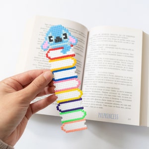 Cute Bookmark Pixel Art Hama Perler Beads Stationery Bookworm Back to ...