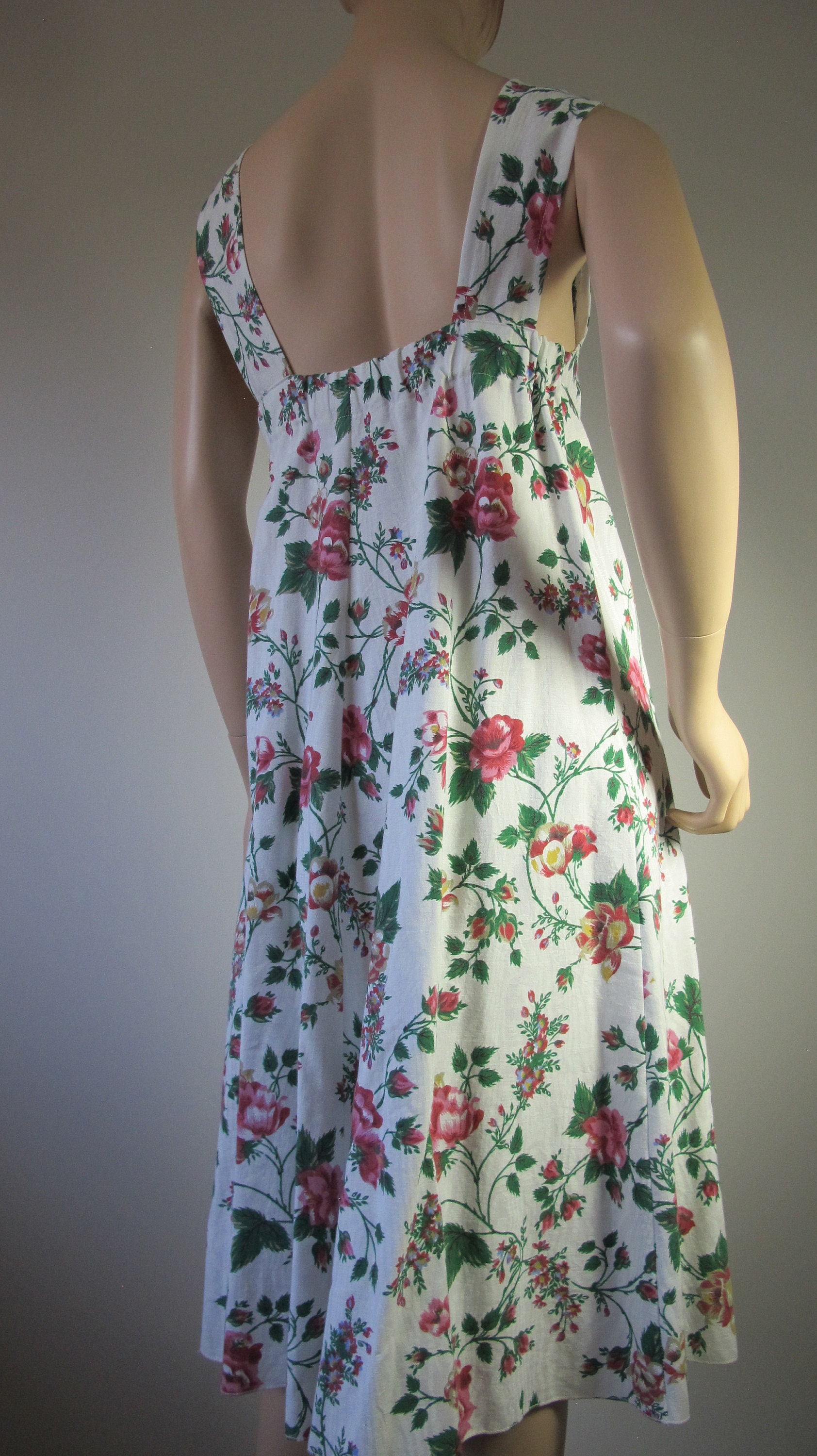 TWO Eco Sundresses in ONE With Swing or Fifties Waist - Etsy