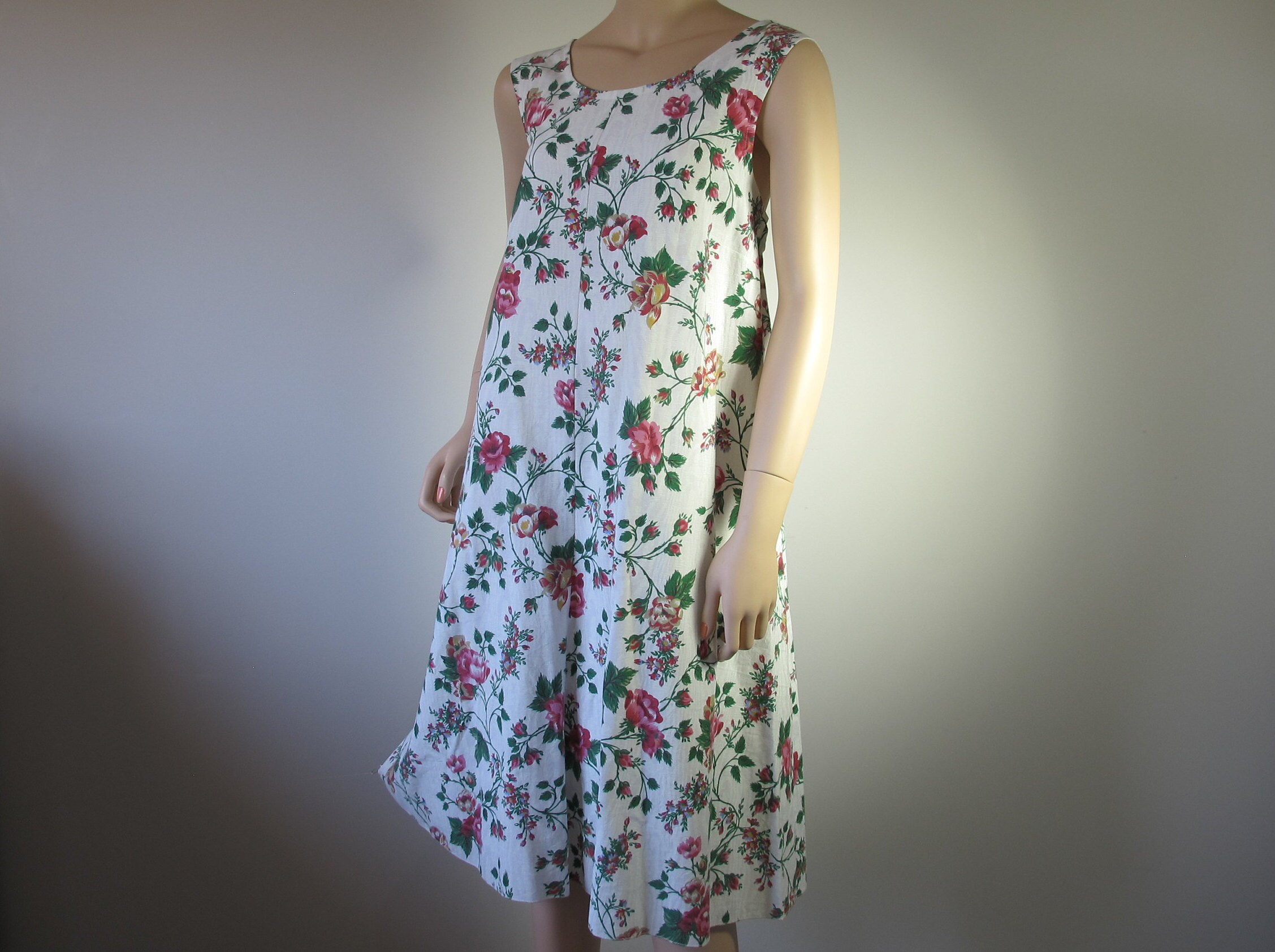 TWO Eco Sundresses in ONE With Swing or Fifties Waist - Etsy