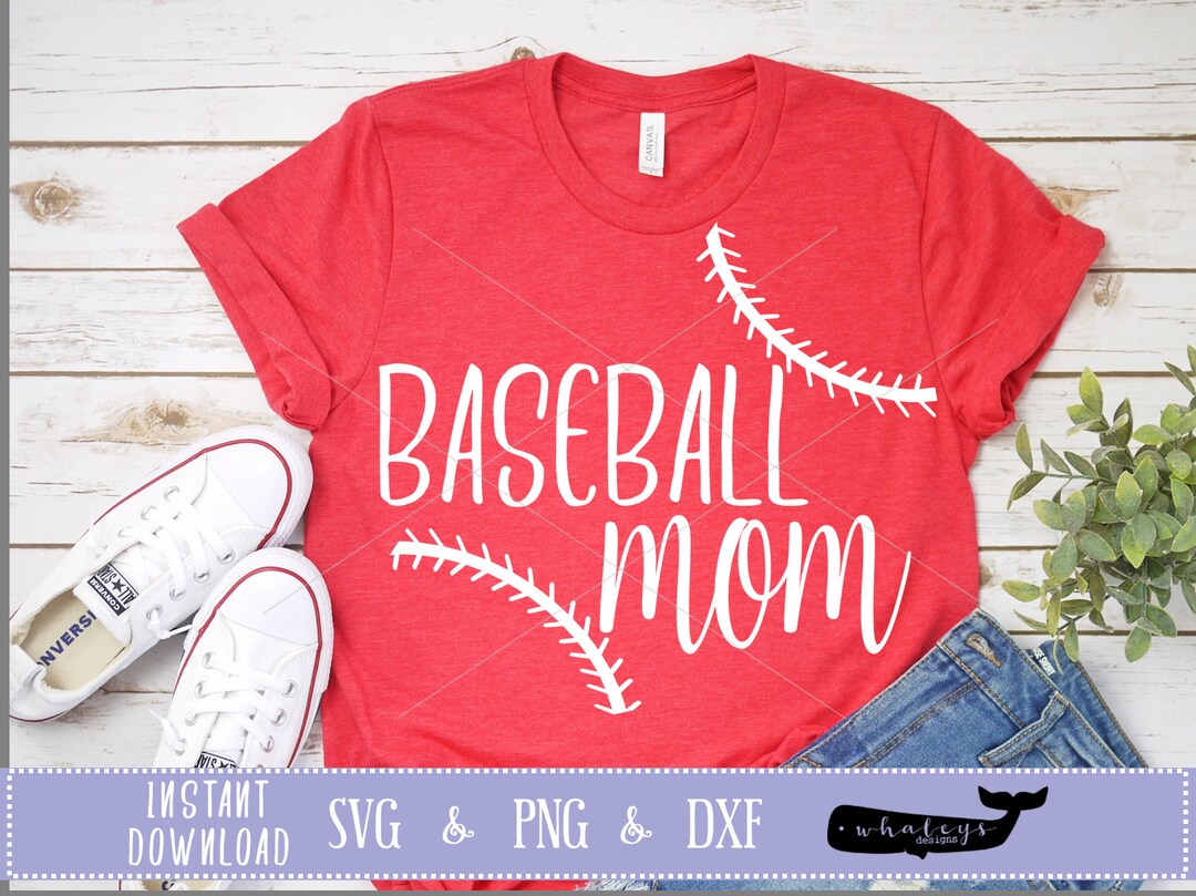 Baseball SVG, Mom PNG, Sports DXF, Field Cut File, Bat and Ball Clip ...