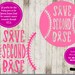 Save Second Base SVG, Breast Cancer PNG, NBAM Cut File. All Profits Go ...