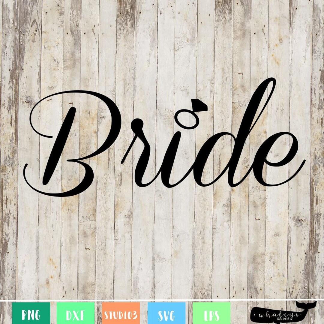 Bride With Ring SVG, .dxf. Studio3, .eps, and PNG - Etsy