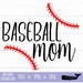 Baseball SVG, Mom PNG, Sports DXF, Field Cut File, Bat and Ball Clip ...