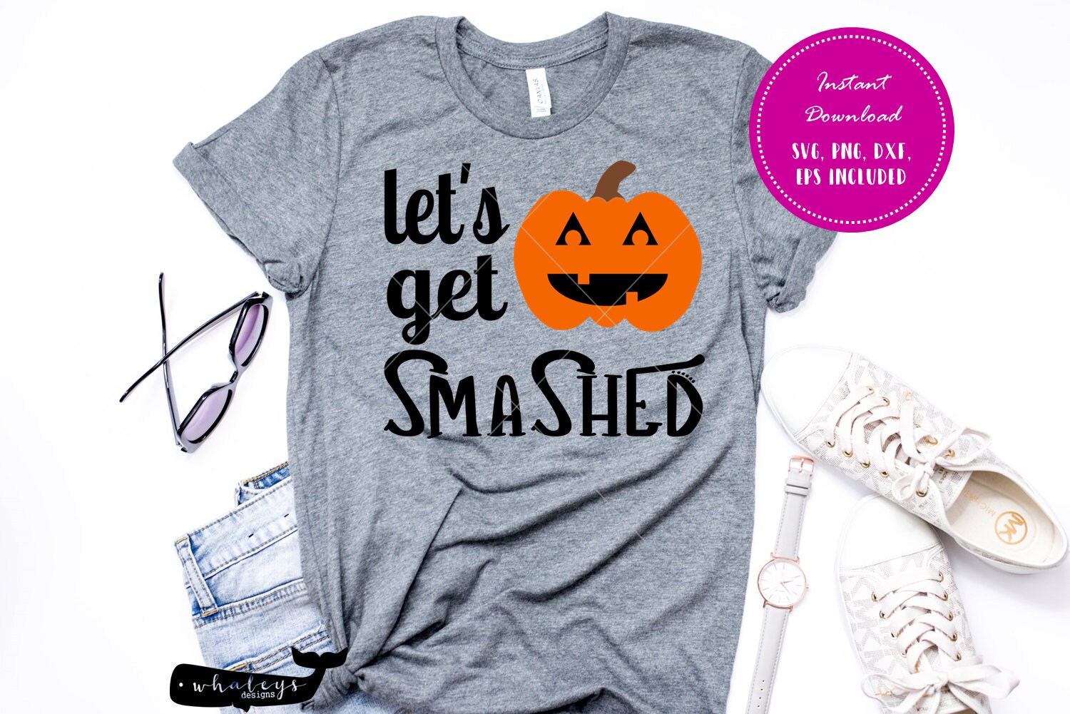 Let's Get Smashed SVG PNG Pumpkin Clipart Halloween - Etsy