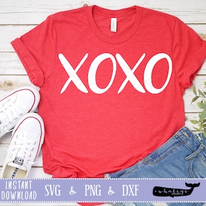 XOXO SVG, Valentine DXF, Hugs Png, Kisses Vector Art, Love Clip Art ...