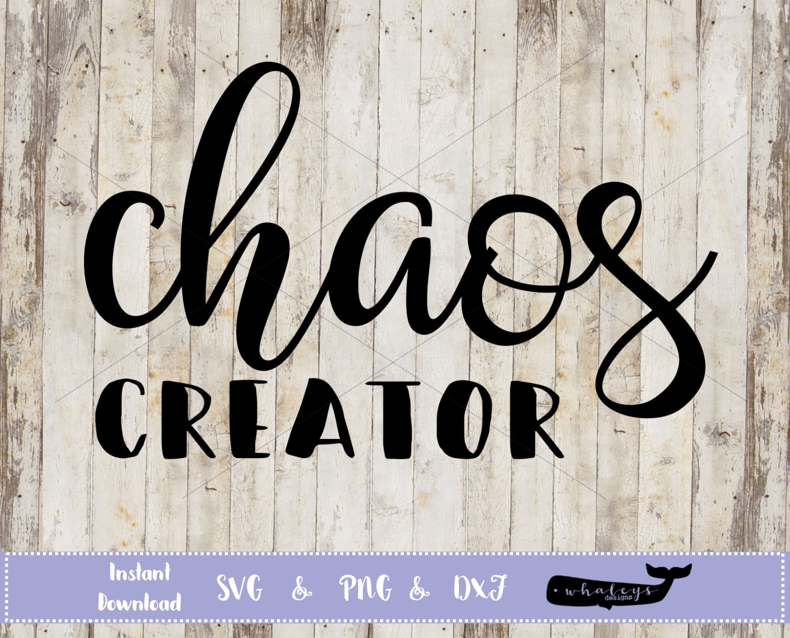 Chaos Creator SVG PNG and DXF Cut Files Baby Vector Art - Etsy
