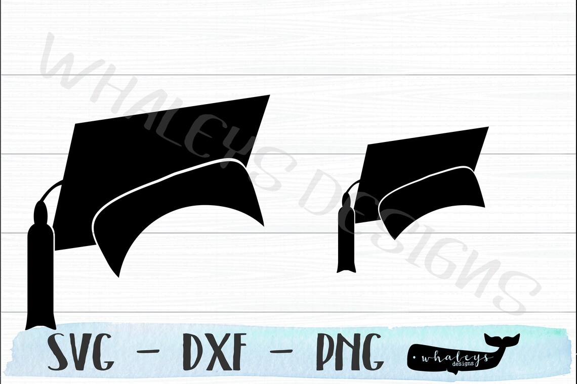 Graduation Cap Monogram SVG High School College Graduation - Etsy