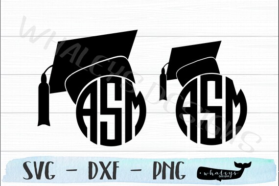 Monogram Clip Art Graduation Cap 2018